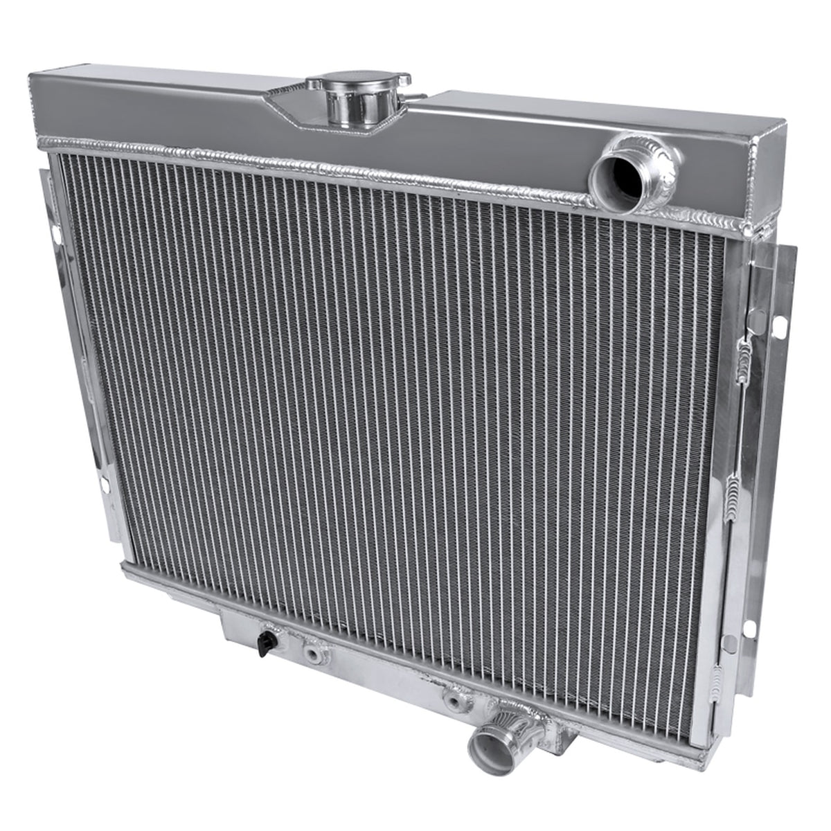 Spec-D Aluminum Radiator Ford Fairlane / Ranchero V8 (1969) 3 Row - Ri