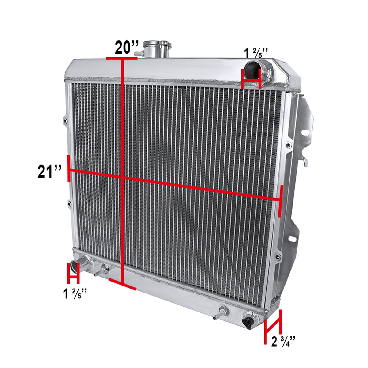 Spec-D Aluminum Radiator Toyota 4Runner V6 & Pickup (1988-1995) 3 Row
