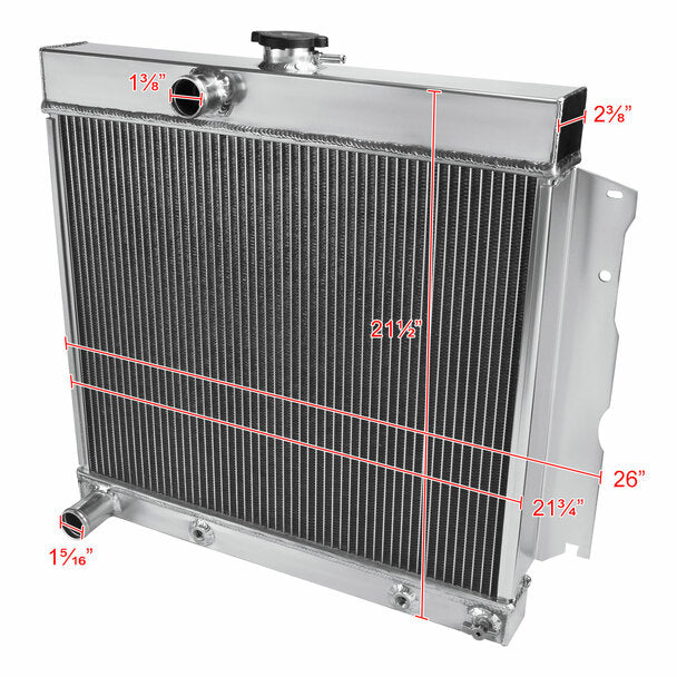 Spec-D Aluminum Radiator Plymouth Fury/Satellite/Belvedere/Station Wag