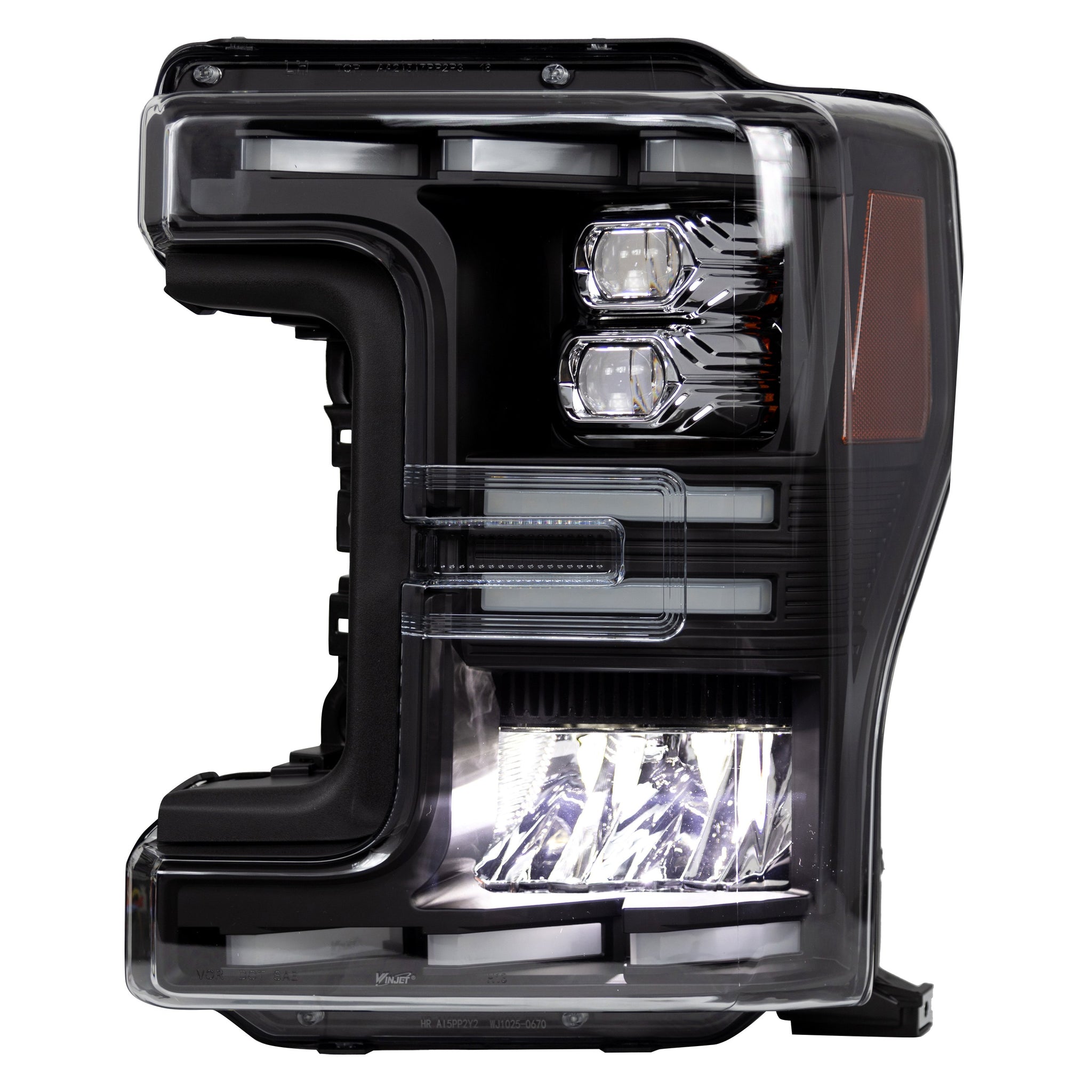 Winjet Renegade Projector Headlights Ford F250 (17-20) [Full LED High/