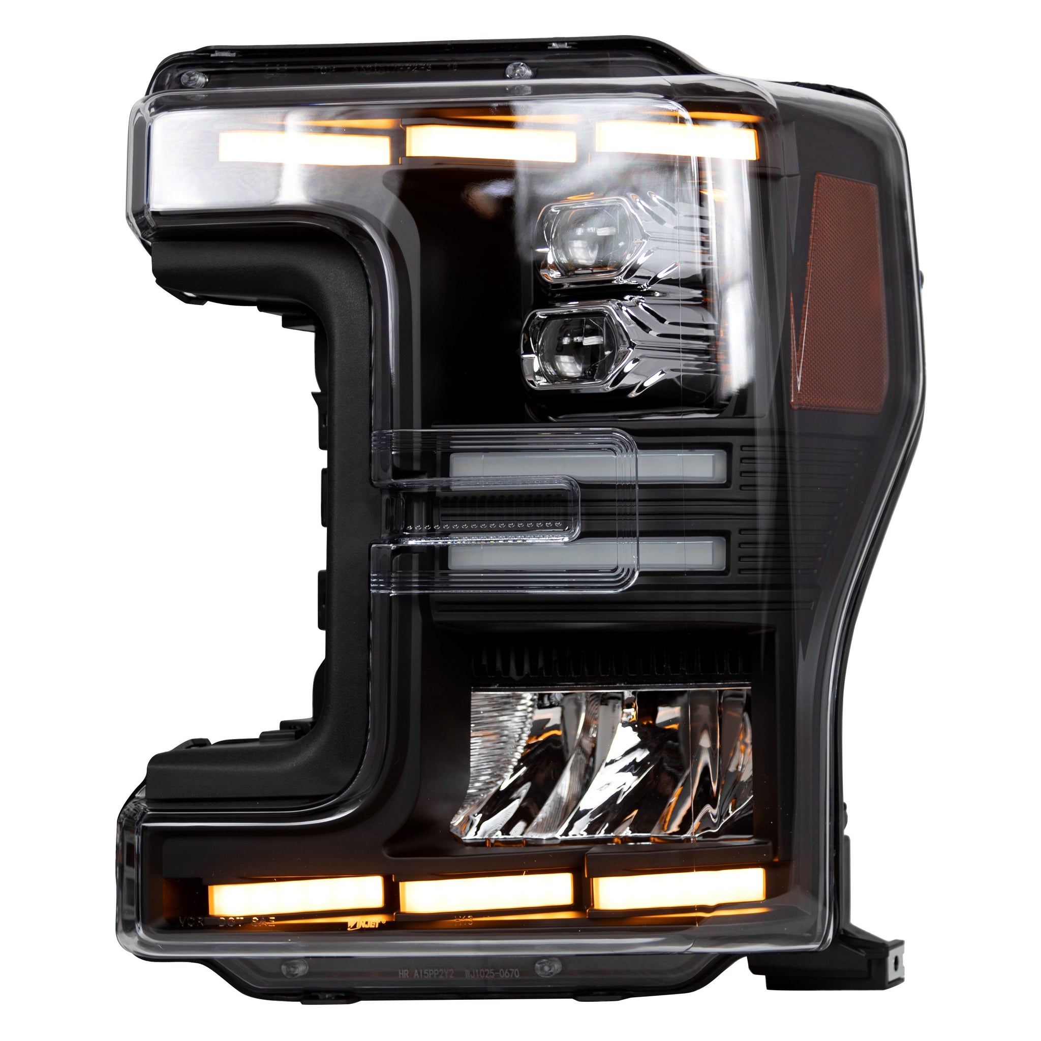 Winjet Renegade Projector Headlights Ford F250 (17-20) [Full LED High/
