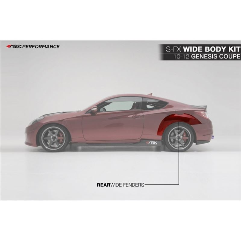 ARK S-FX Rear Over Fender Hyundai Genesis Coupe 2.0L / 3.8L (10-16) [F