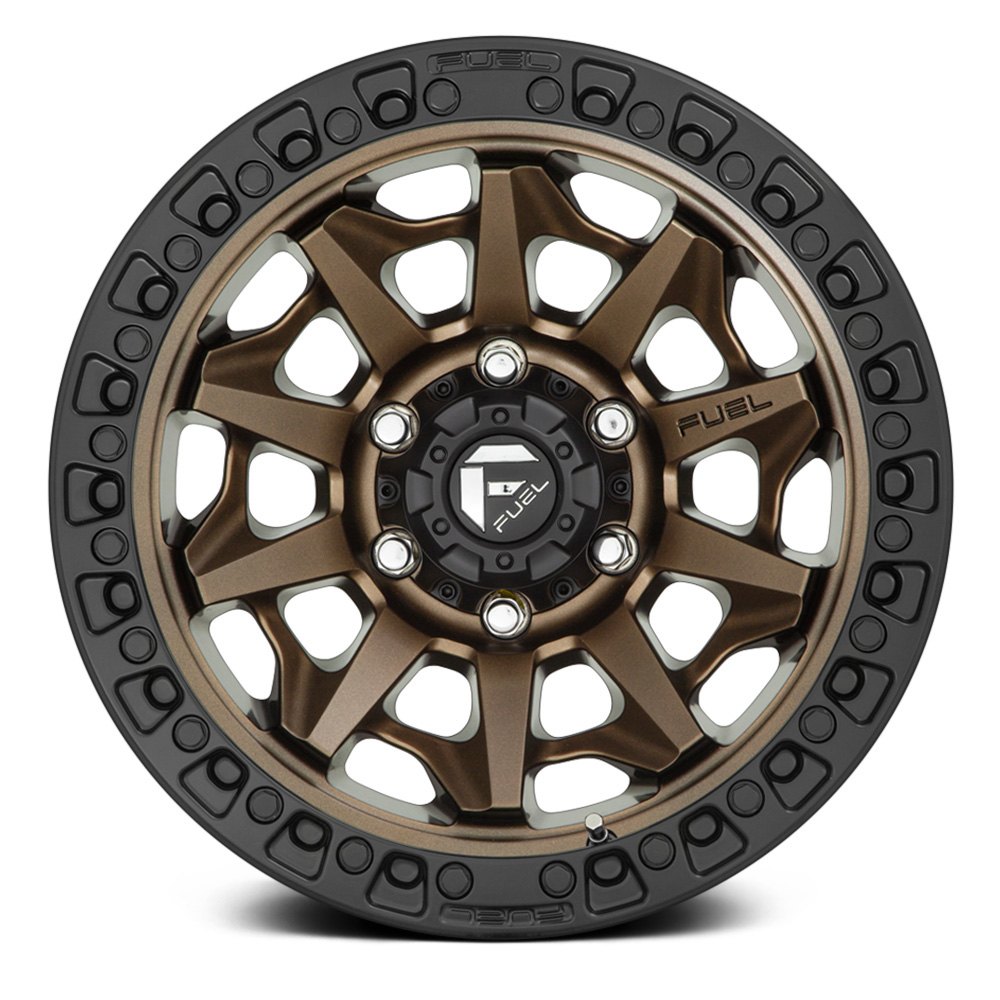 Fuel Covert 15x8 Cast Aluminum Wheel Matte Black / Matte Bronze / Matt