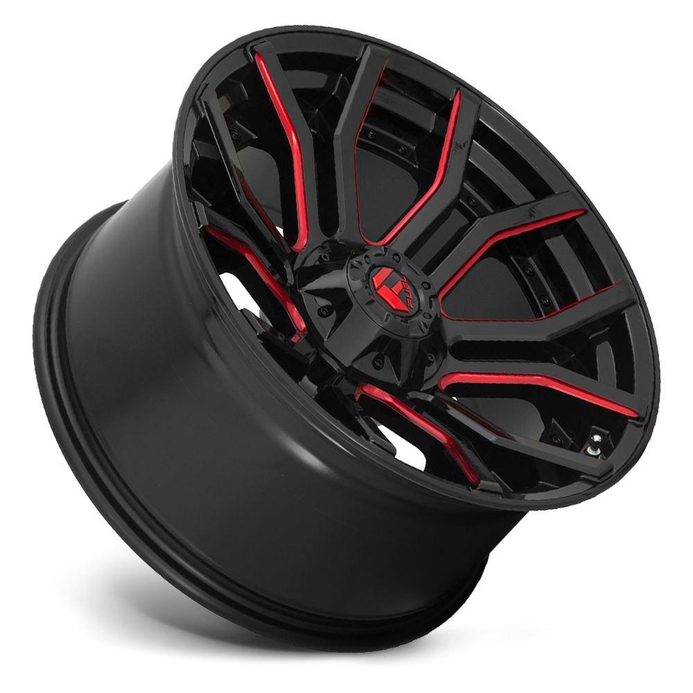 Fuel Rage 1PC Wheels (24x12 8x170 ET -44) Gloss Black / Gloss Black w/
