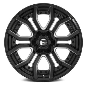 Fuel Rage 1PC Wheels (24x12 8x170 ET -44) Gloss Black / Gloss Black w/