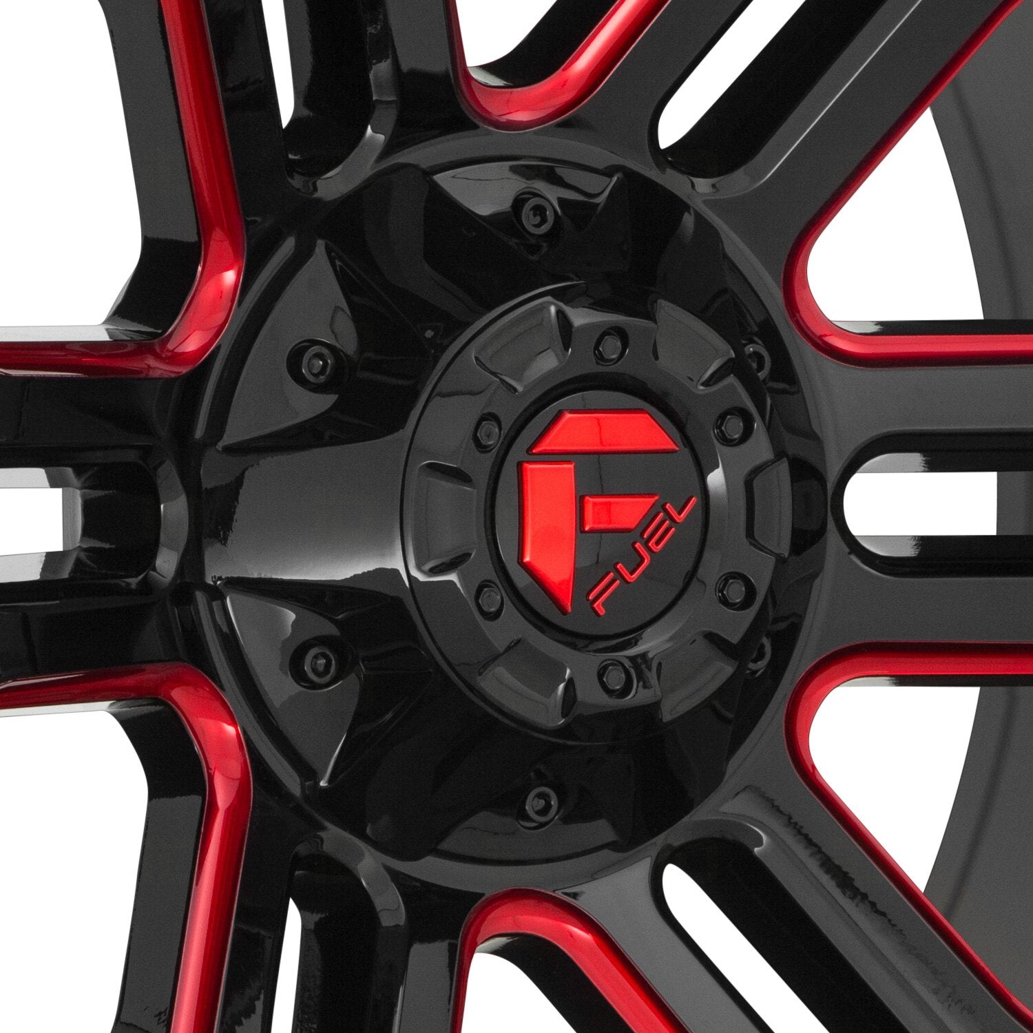 Fuel Rage 1PC Wheels (24x12 8x170 ET -44) Gloss Black / Gloss Black w/