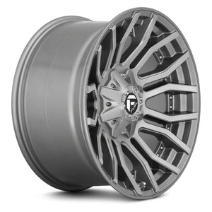 Fuel Rage 1PC Wheels (24x12 8x170 ET -44) Gloss Black / Gloss Black w/