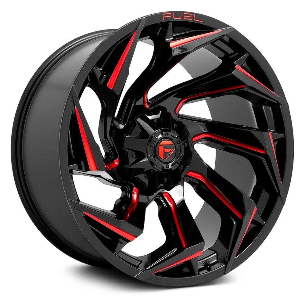 Fuel Reaction 1PC Wheels (15x8 6x139.7 ET -18) Gloss Black Milled / Ca
