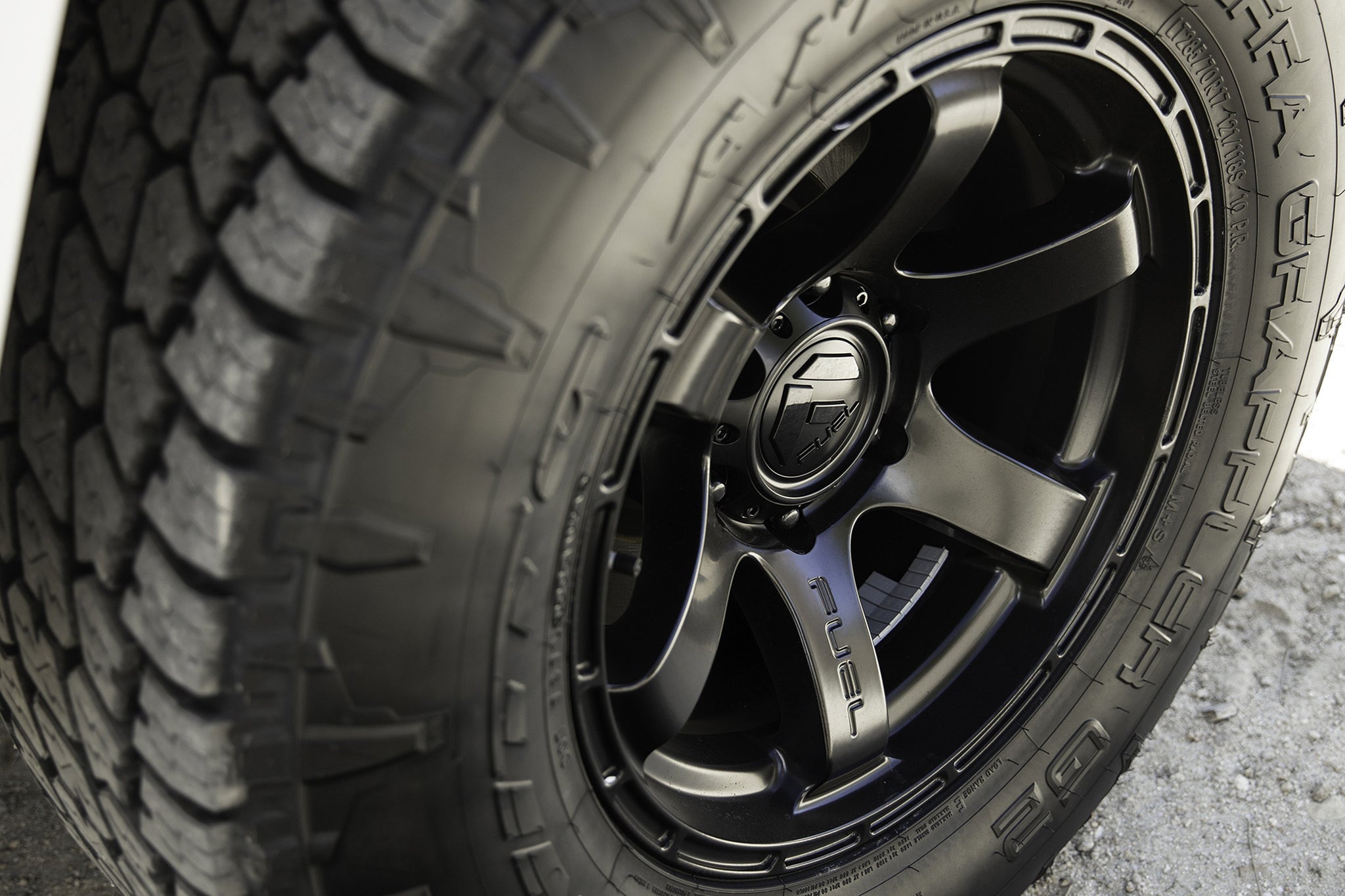 Fuel Rush 1PC Wheels (18x9 5x127 ET +1) Satin Black / Matte Gunmetal