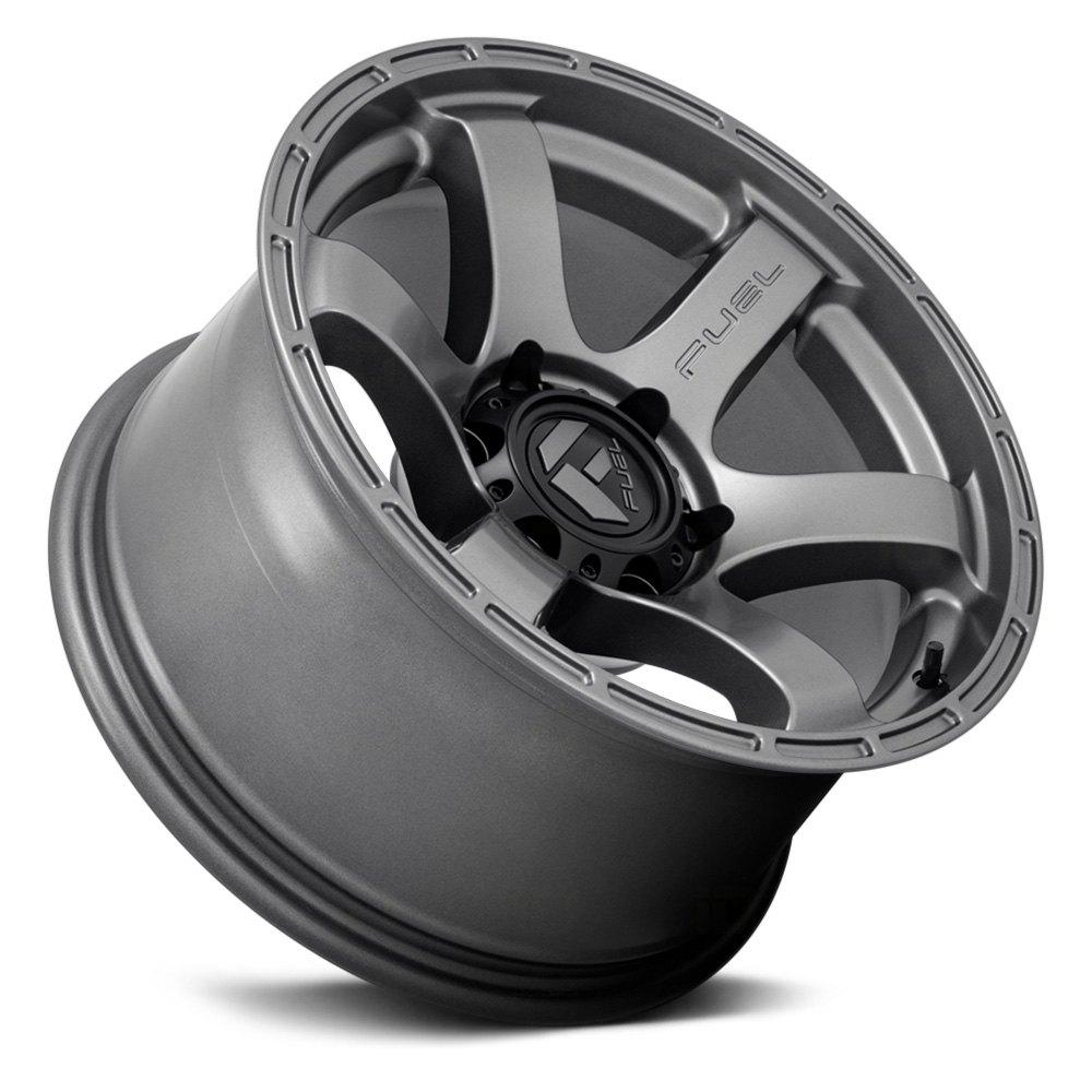Fuel Rush 1PC Wheels (18x9 6x139.7 ET +20) Satin Black / Matte Gunmeta