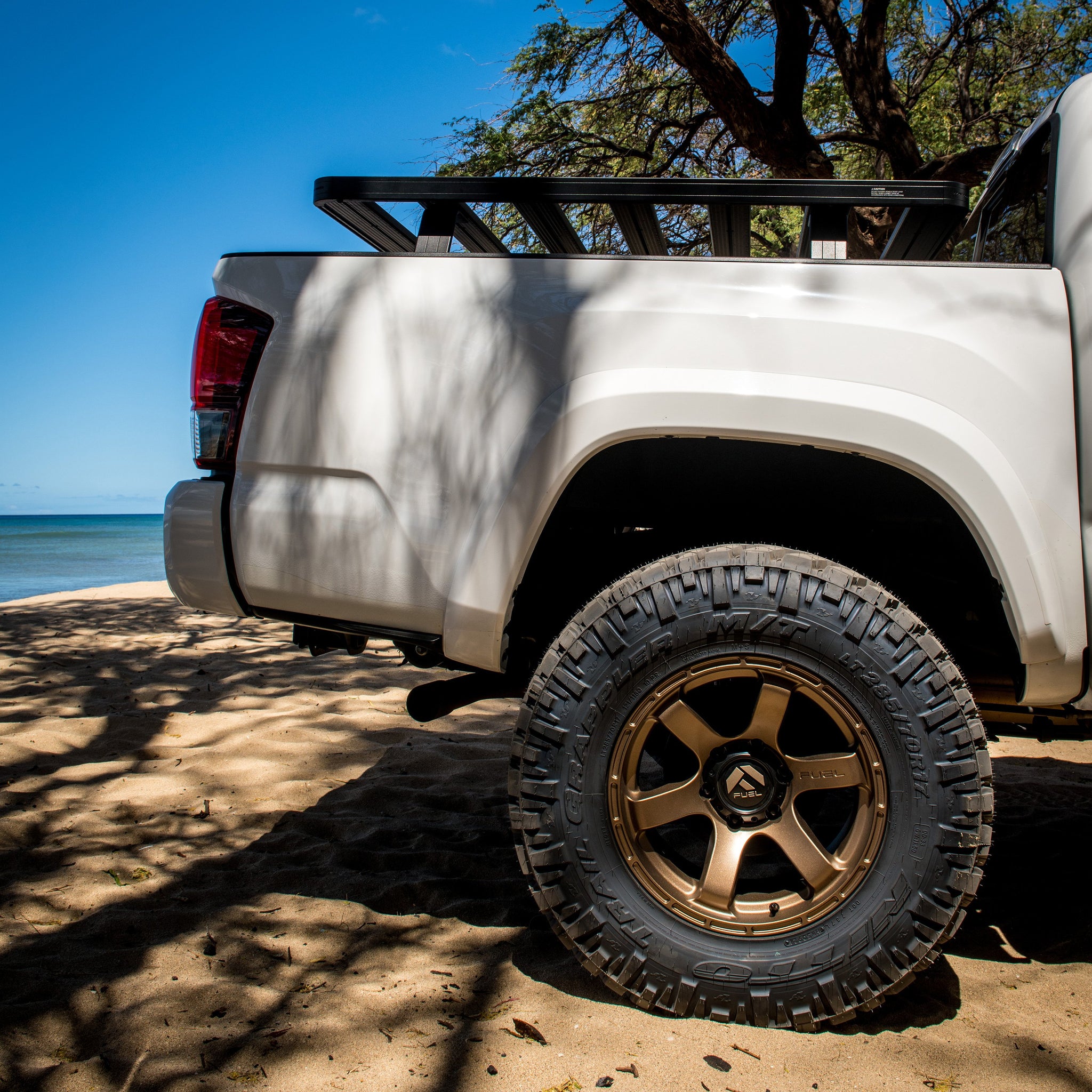 Fuel Rush 1PC Wheels (18x9 5x127 ET +1) Satin Black / Matte Gunmetal
