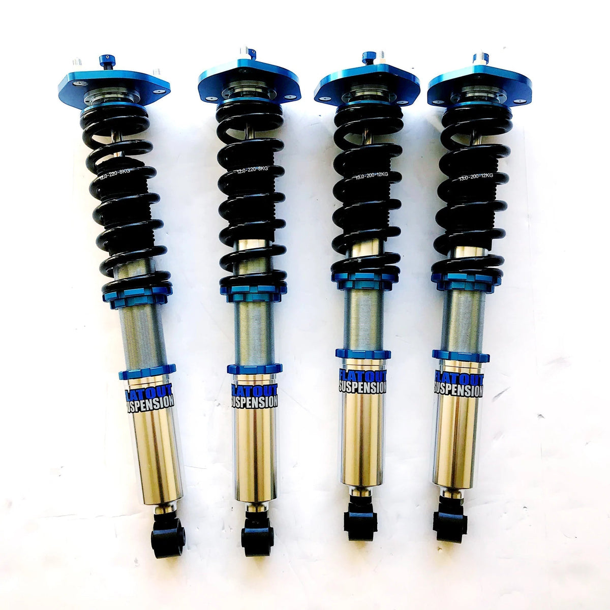 Flatout Suspension SR Coilovers Lexus SC430 (1997-2004) w/ Front Cambe