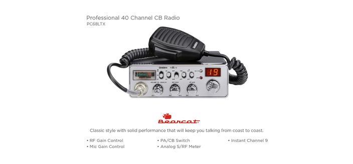 Uniden 40-Channel Trucker's CB Radio (Classic) PC68LTX