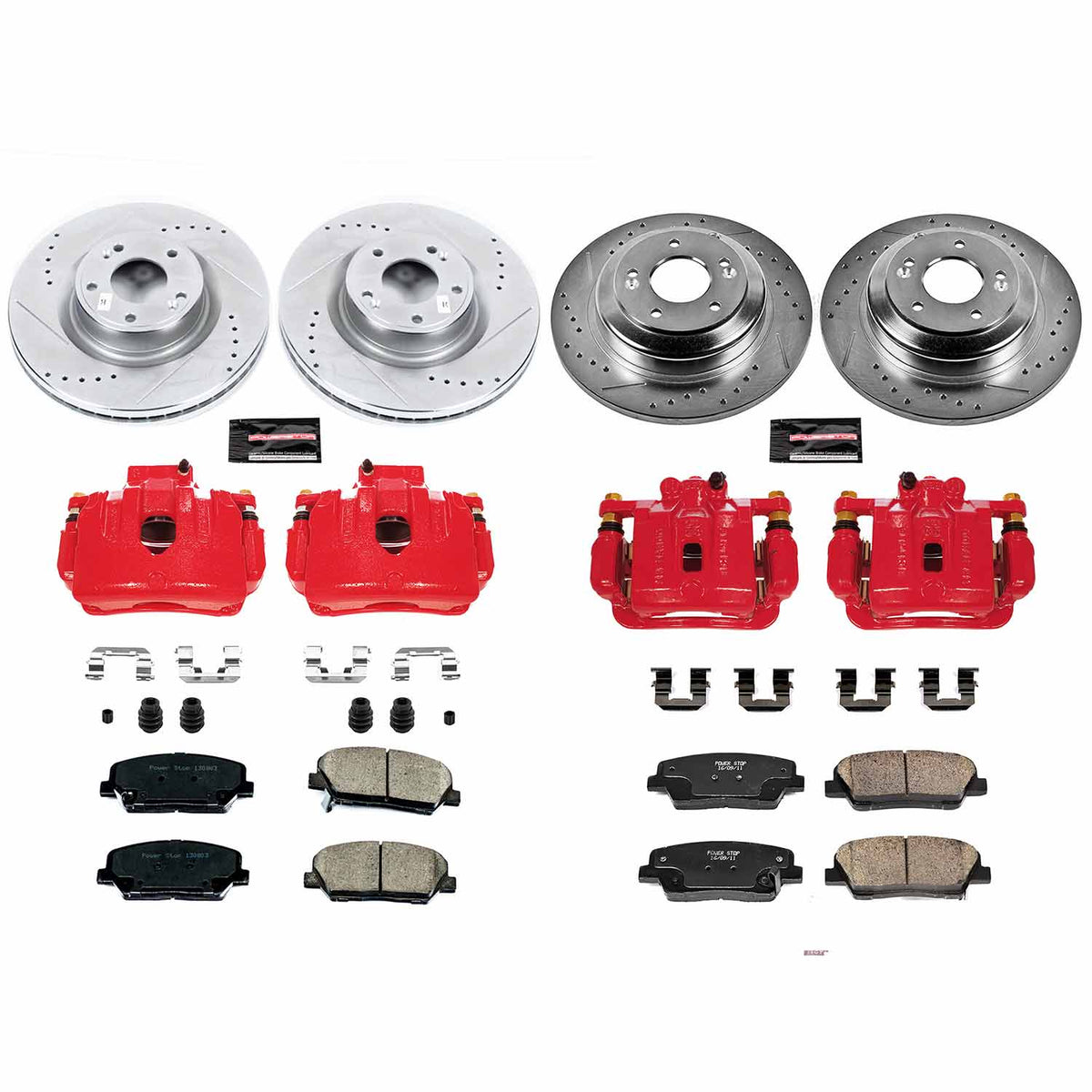 PowerStop Z23 Evolution Sport Brake Kits Kia Optima (2011-2015) Front ...