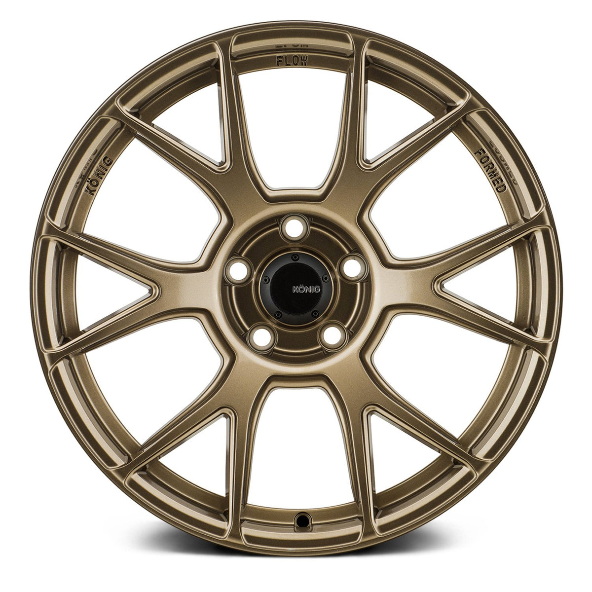 Konig Ampliform Wheels (18x10 5x114.3 ET+20) Gloss Bronze or Dark Meta