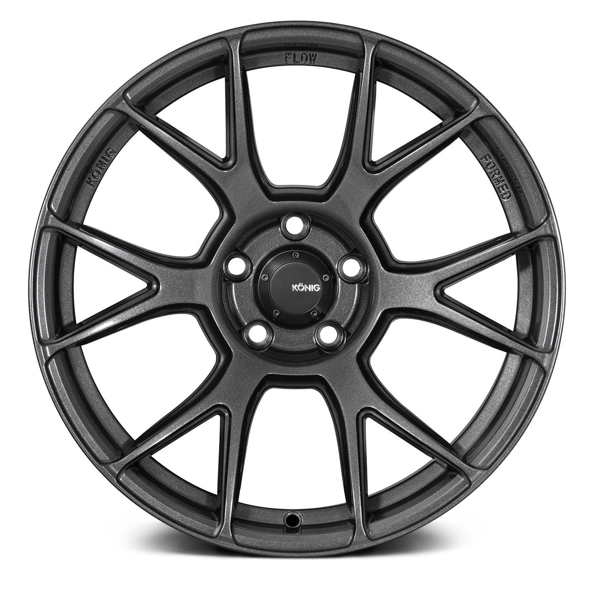 Konig Ampliform Wheels (19x8.5 5x112 ET+32) Dark Metallic Graphite