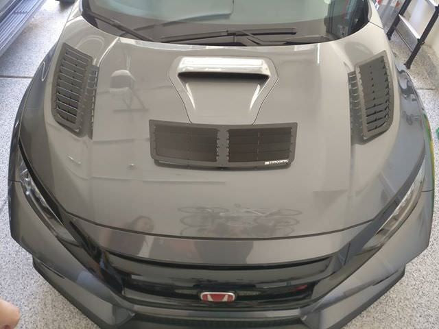 Trackspec Hood Louvers Honda Civic Type-R (2017-2021) FK8 Full Vent Se