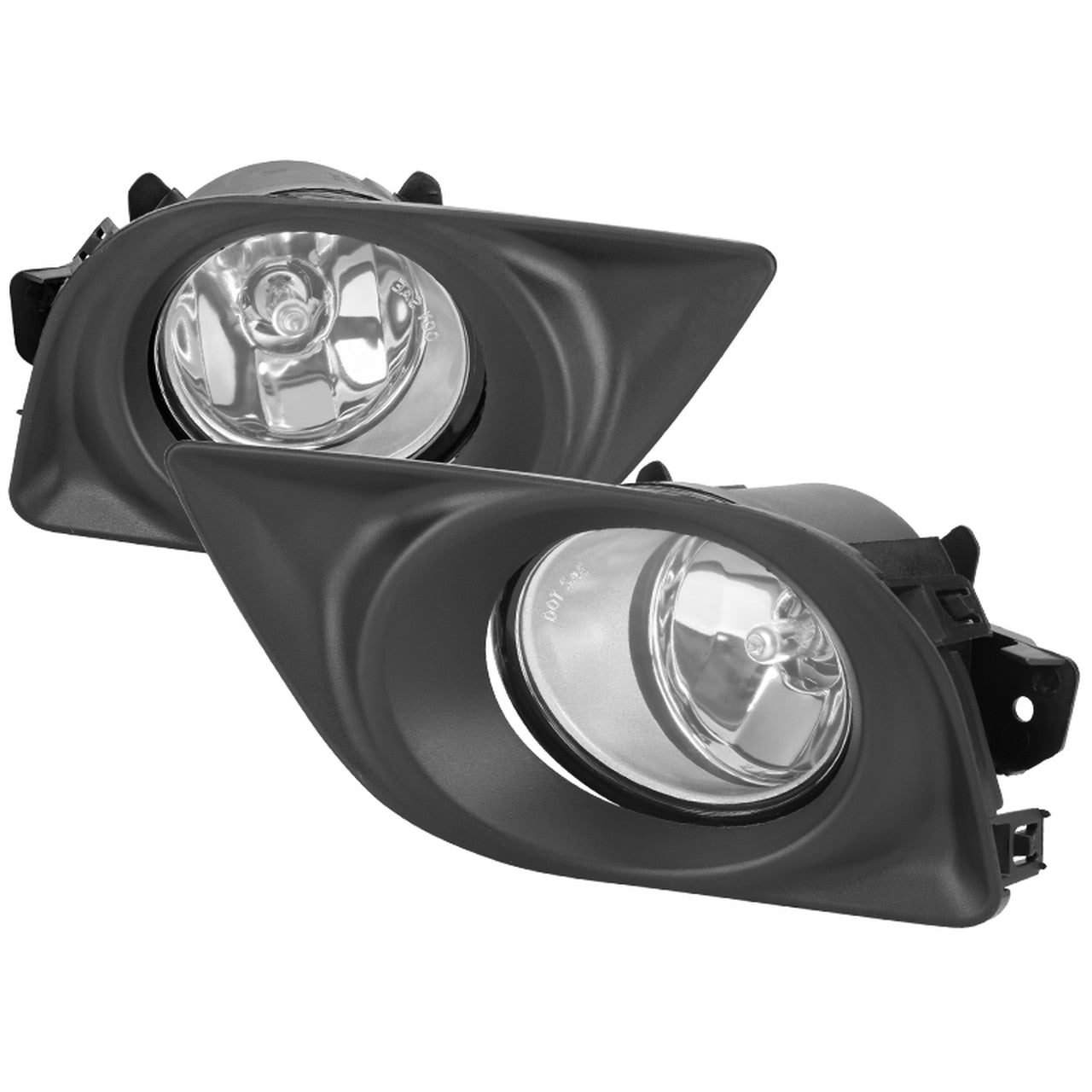 Spec-D OEM Fog Lights Nissan Versa (2012-2014) Chrome Housing - Clear ...