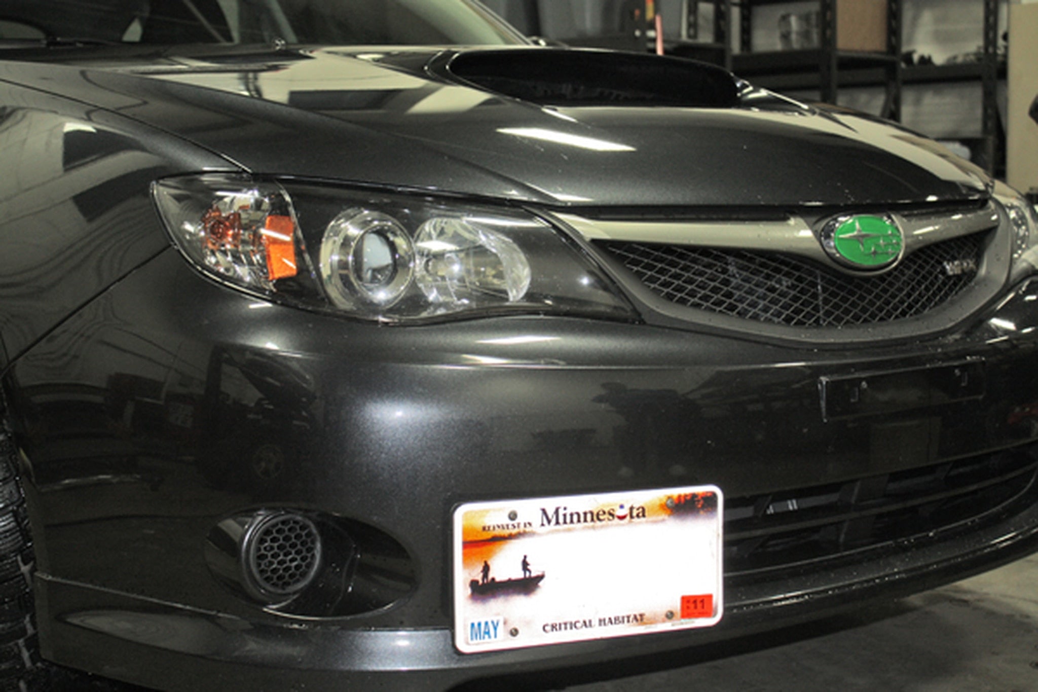 GrimmSpeed License Plate Relocation Kit Subaru Impreza (2008-2011) 094