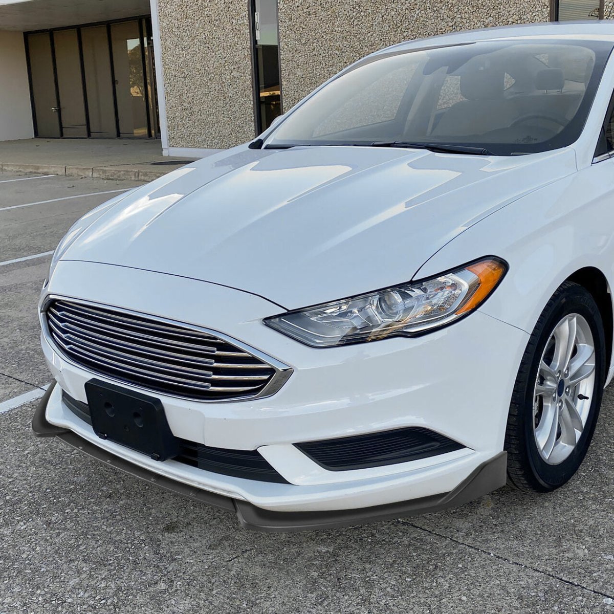 Spec-D Front Bumper Lip Ford Fusion (2017-2018) Matte or Gloss Black
