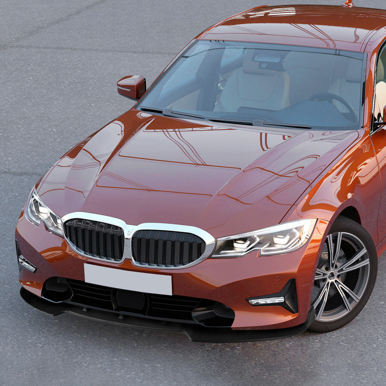 Spec-D Front Bumper Lip BMW 330i Sport-Line G20 G21 (19-21) Matte or G ...