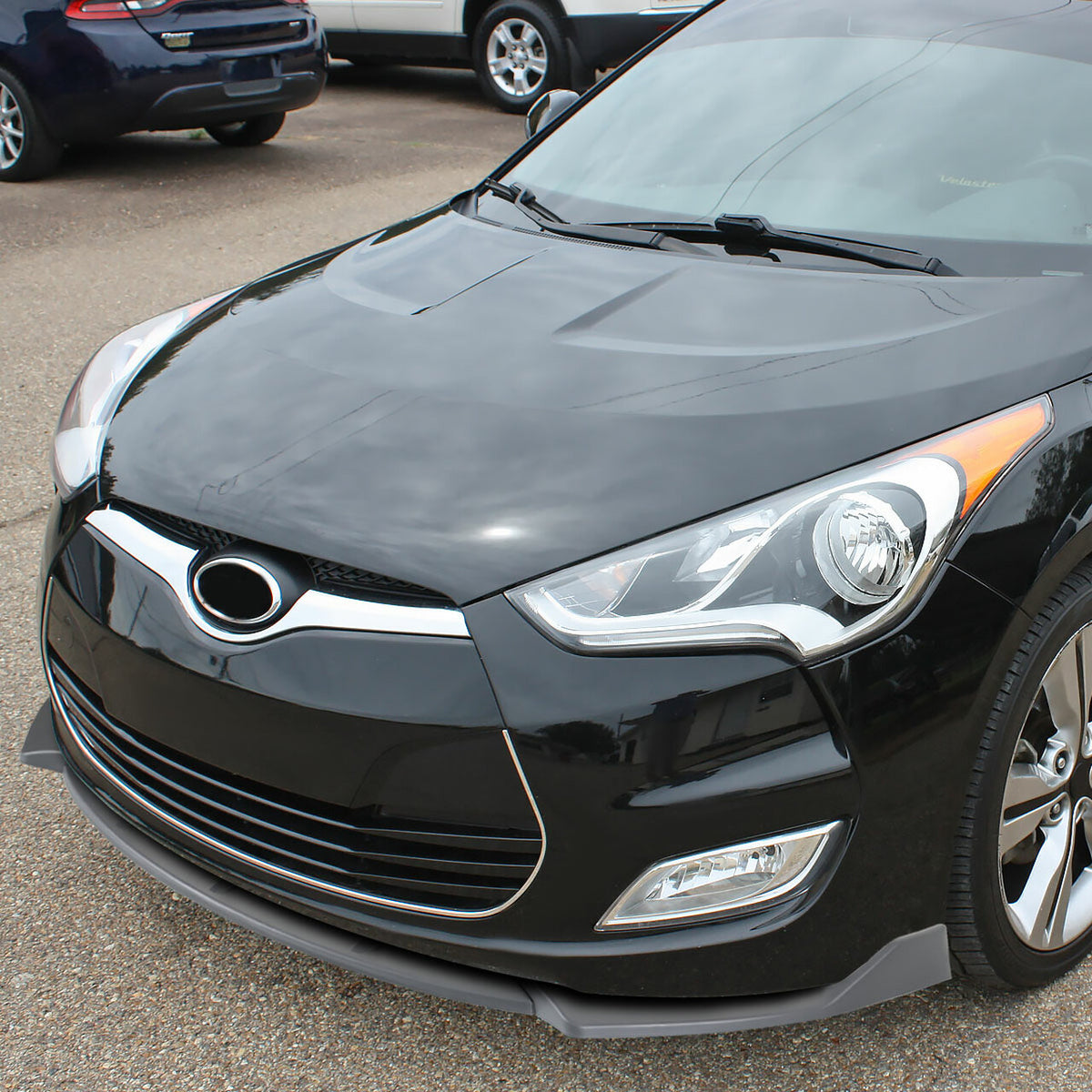 Spec-D Front Bumper Lip Hyundai Veloster Non Turbo (12-17) Turbo (13-1