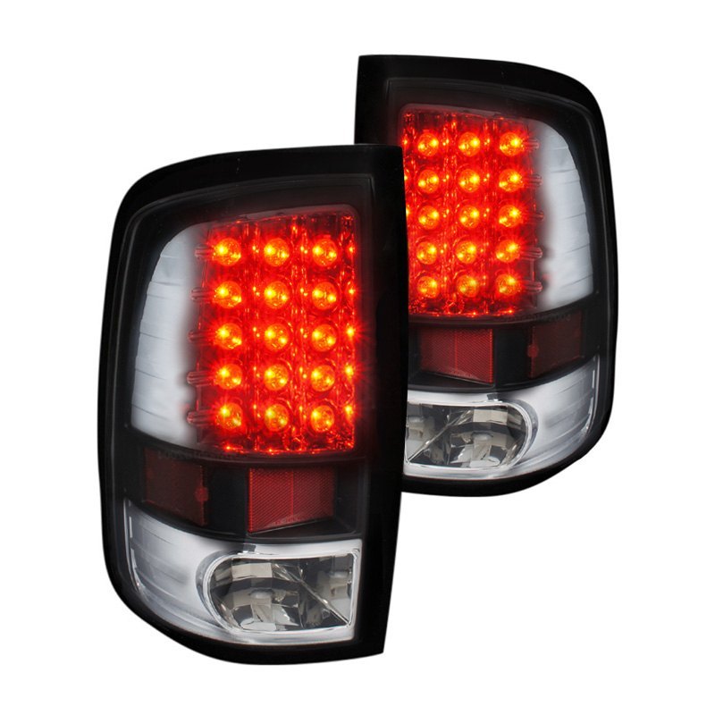 Spec-D LED Tail Lights Dodge Ram (2009-2017) Black / Chrome / Red / Gl