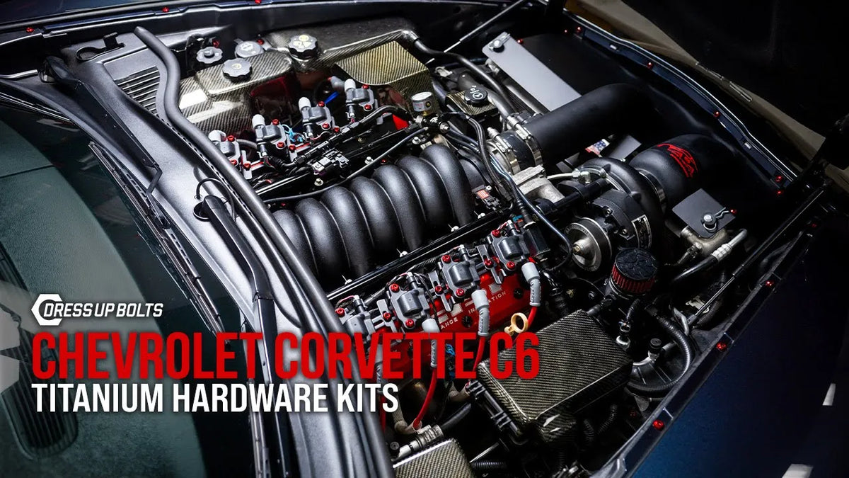 Dress Up Bolts Corvette C6 (05-13) [Titanium Hardware Engine Bay Kit]