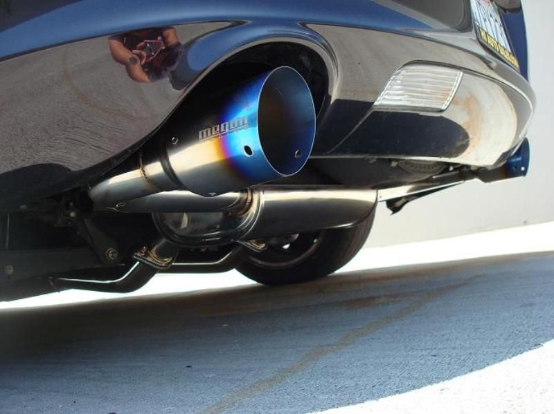 Megan Racing Exhaust Lexus SC430 (2001-2010) Axleback w/ Burnt Blue Ti