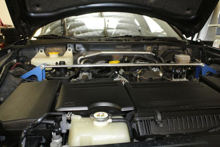 Megan Racing Strut Bar Mazda RX8 (04-13) Front - Race Spec - Polished