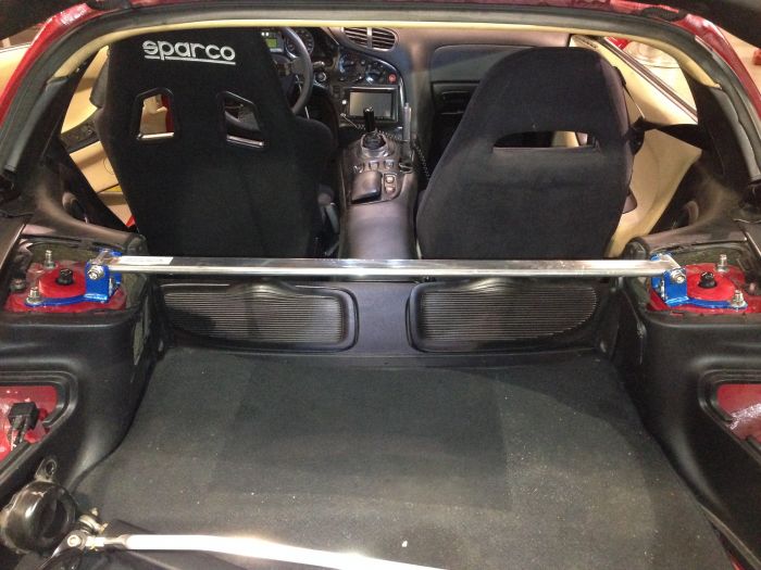 Megan Racing Strut Bar Mazda RX7 FD [Rear - Race Spec] (1993-1996) Upp