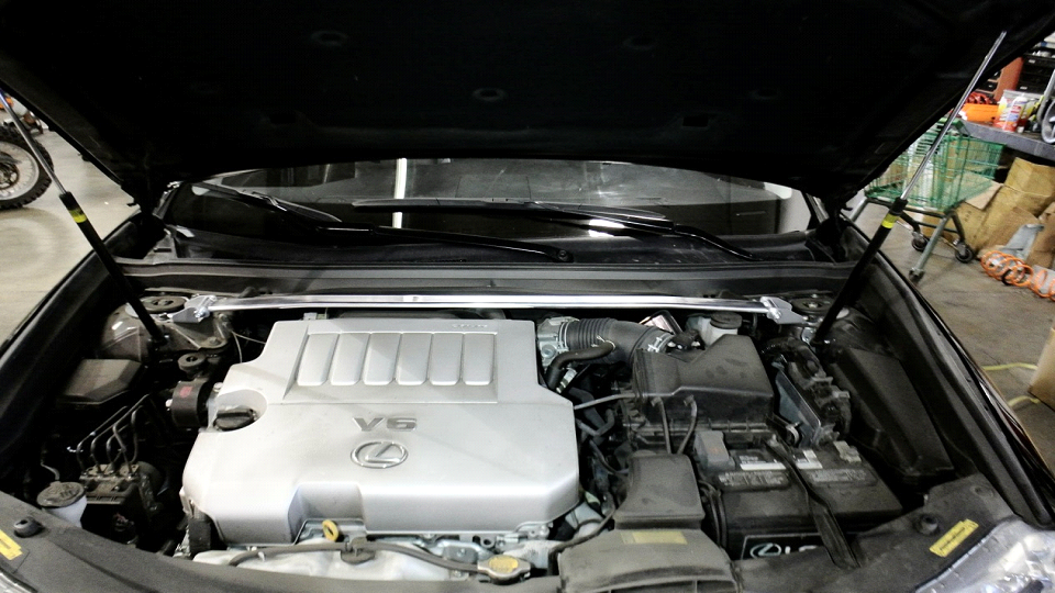 Megan Racing Strut Bar Lexus ES350 (2013-2018) Front Upper - Polished