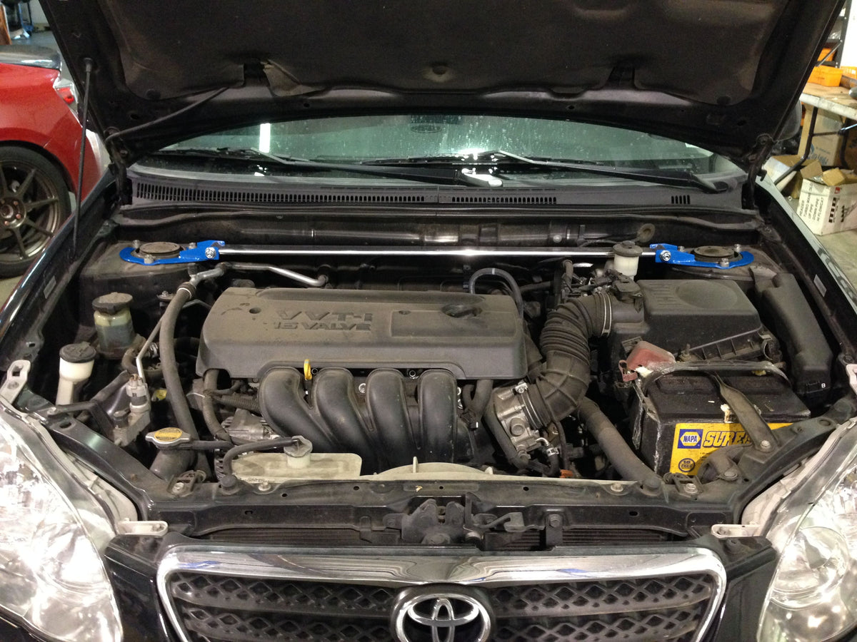 Megan Racing Strut Bar Toyota Corolla (03-08) Front Upper - Race Spec