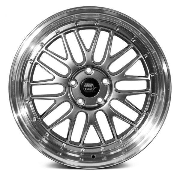 MST LeMan Wheels (19x9.5 5x114.3 / 5x120 +35 Offset) Hyper Black w/Mac
