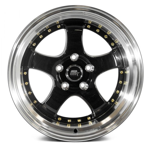MST MT07 Wheels (17x9.0 5x114.3 +20 Offset) Black / Gunmetal / Silver