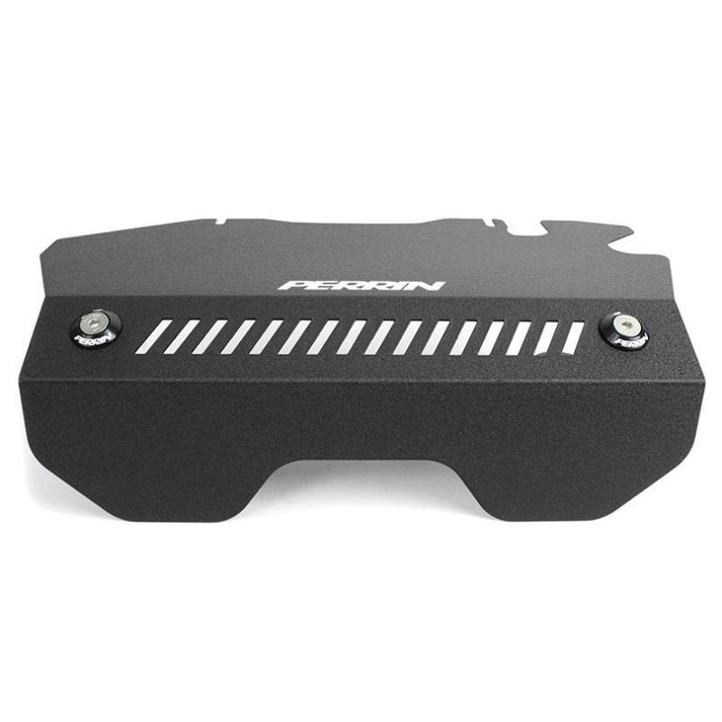 Perrin FA DIT Engines Pulley Cover Subaru WRX (15-20) Black / Red / Ne