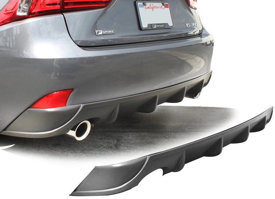 STILLEN Rear Diffuser Lexus IS250 IS350 (2014-2016) Matte Black