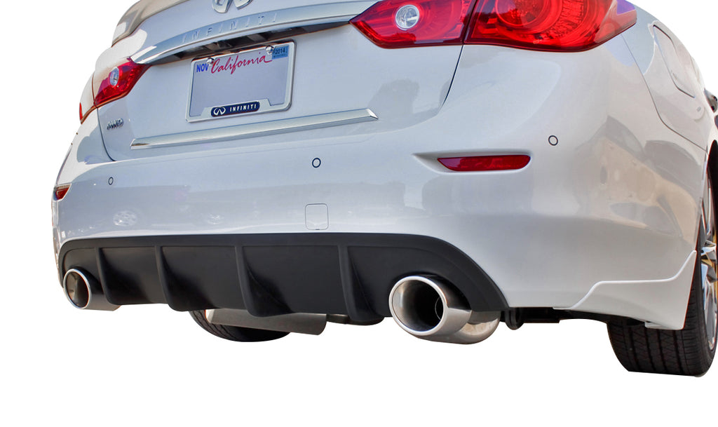 STILLEN Rear Diffuser Infiniti Q50 (2014-2017) Unpainted / Matte Black