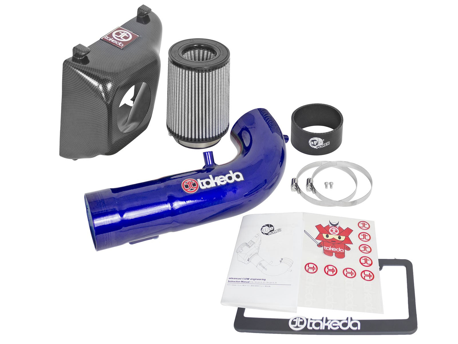 aFe Cold Air Intake Lexus RC-F (15-23) GS-F (16-20) Takeda Stage-2 Dry