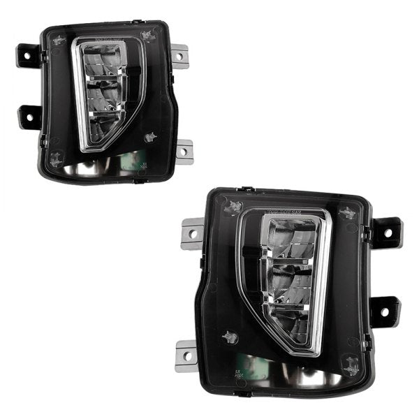 Winjet LED Fog Lights Chevy Silverado 1500 (2016-2017) Clear