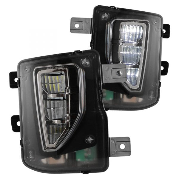 Winjet LED Fog Lights Chevy Silverado 1500 (2016-2017) Clear – Redline360