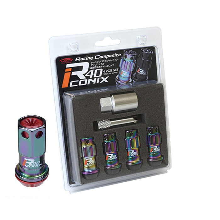 Project Kics Lock Nuts Set [R40 Iconix Racing Composite - Optional Fin